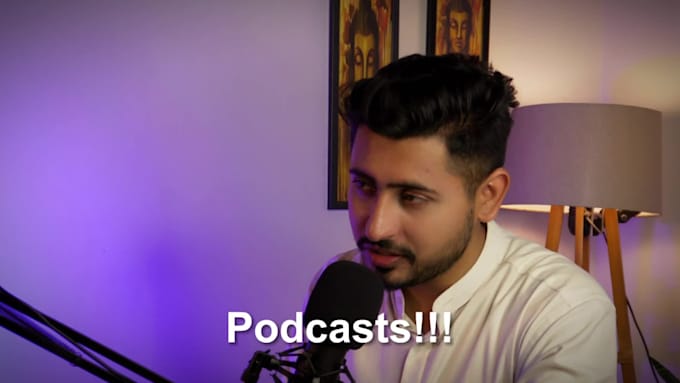 Make a podcast style ugc video ad in a cool studio by Itshimanshu97 ...