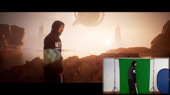 Do green screen 3d video compositing for music videos and commercials by John3dsmax | Fiverr