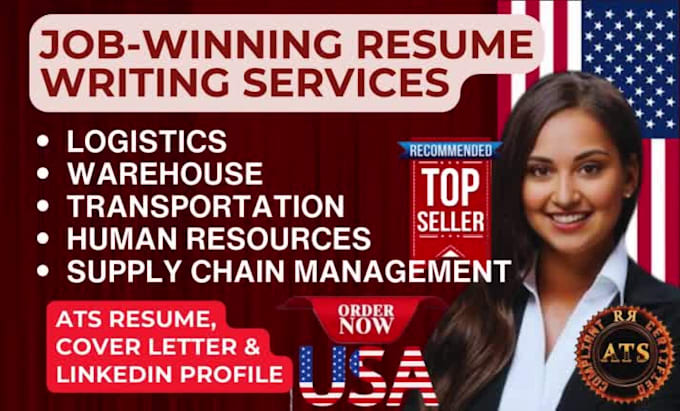 Write logistics, warehouse, supply chain resumes, and transportation cv ...