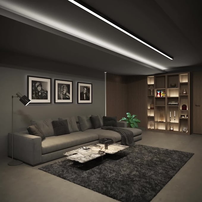 Design a realistic 3d interior for your dream home by Arezookh91 | Fiverr