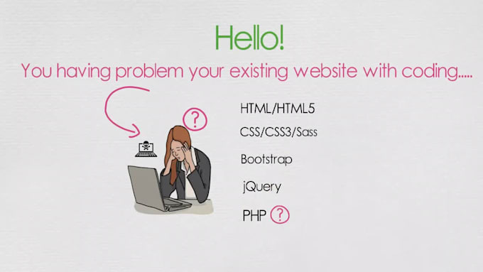 Do fix, customize, modify any html, css, bootstrap issue by ... Do fix, customize, modify any html, css, bootstrap issue by ...