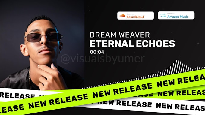 Create a high quality audio reactive music visualizer for your track by Visualsbyumer | Fiverr