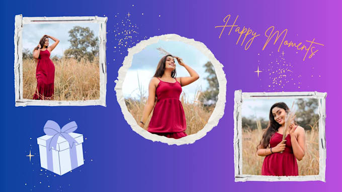 Create stunning birthday photo video slideshow in full hd with unique ...