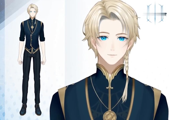 Draw and rig 2d vtuber model, 2d vtuber rigging, live2d vtuber model ...