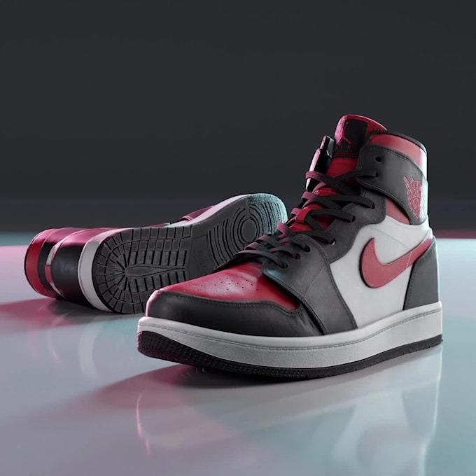 Realistic 3d shoe animation 3d shoe design footwear design 3d product ...