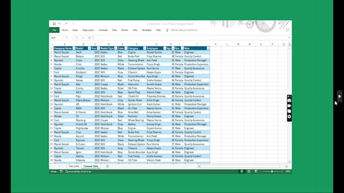 Clean, organize and merge excel, csv or pdf data by Soumya_shukla | Fiverr