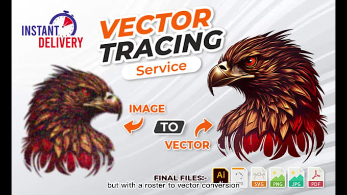 Do raster to vector, redraw, recreate logo, vector tracing service within 2hrs by Logo ...