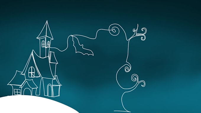 Create continuous line, single line gif, video by Mudith3 | Fiverr