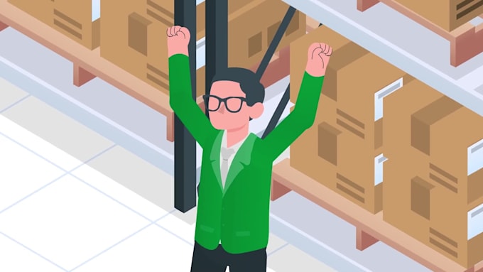 Create a custom 2d isometric explainer video animation by ...