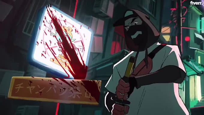 Custom youtube, twitch, and gaming intros with 2d cartoon and logo ...