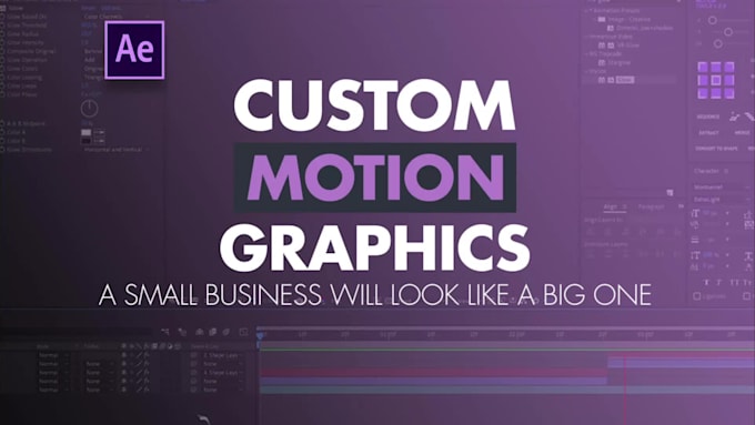 Create custom motion graphics for your video by Tim_obsession | Fiverr