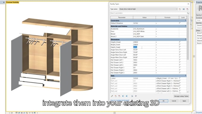 Specialize in crafting custom revit bim family library by Longlhbim ...