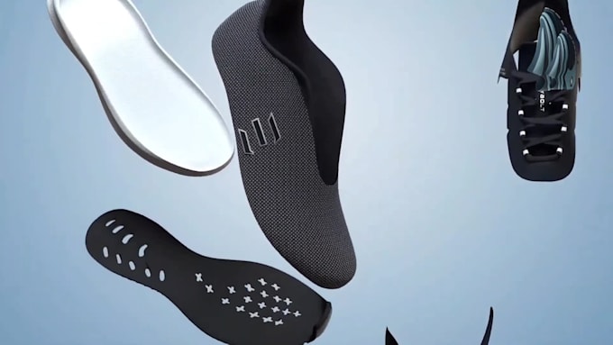 3d shoes animation 3d shoe design 3d shoe modeling motion graphic shoe ...