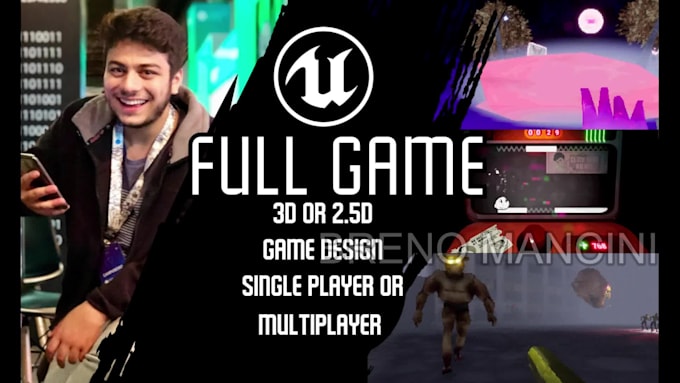Develop your video game on unreal engine by Brenomancini | Fiverr