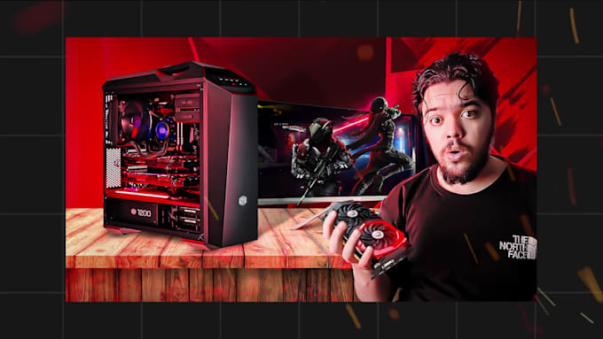 Produce a five star gaming thumbnail by Reda_fraidi | Fiverr