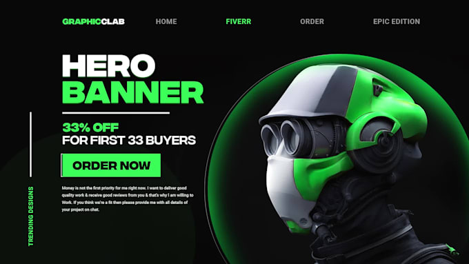 Craft any engaging web banner, website header, shopify banner, web ...