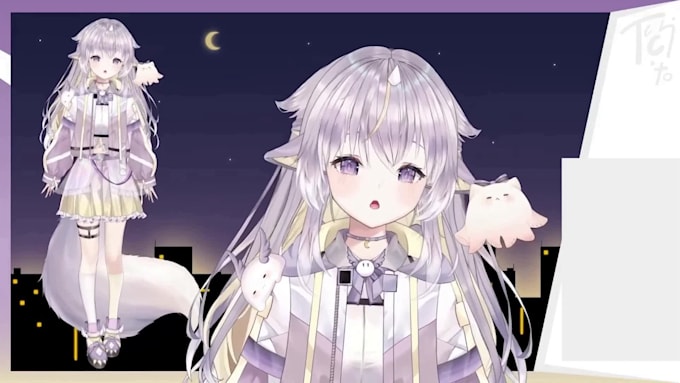 Design and rig vtuber model in live2d vtuber for streaming by Johnlico ...