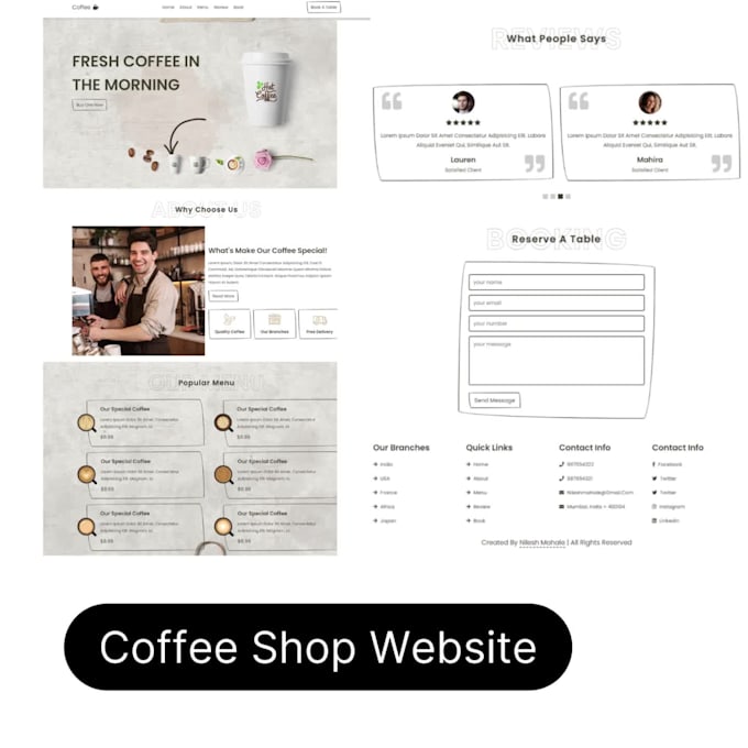 Create html css bootstrap website and html landing page by Webs_dev_ | Fiverr