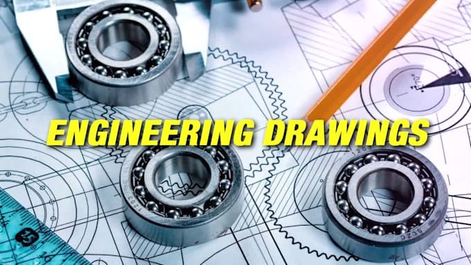 Create technical engineering drawing, 3d modeling and cad illustration ...
