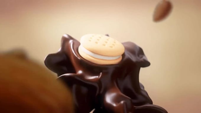 Render realistic 3d food model and 3d food animation, biscuit design ...