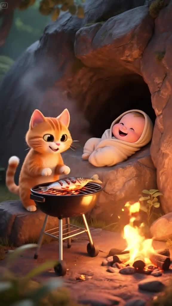 Create viral ai cat animal shorts ai youtube cat stories for tiktok and ...