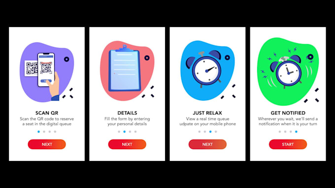 Design onboarding screens for ios and android app by Ideas_logic | Fiverr