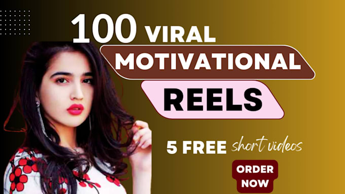 Create 100 viral motivational videos youtube shorts, instagram, tiktok reel by Ranaanaya | Fiverr