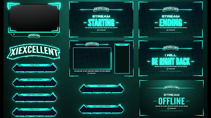 Design stream overlay using my 3 years of creative idea by Symabegum ...