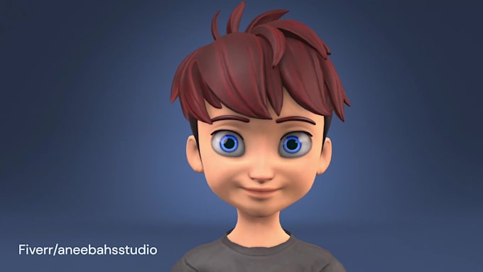 Do stylized 3d character modeling by Aneebahsstudio | Fiverr