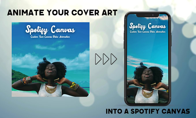 Create animation from album cover art into stunning spotify canvas by ...