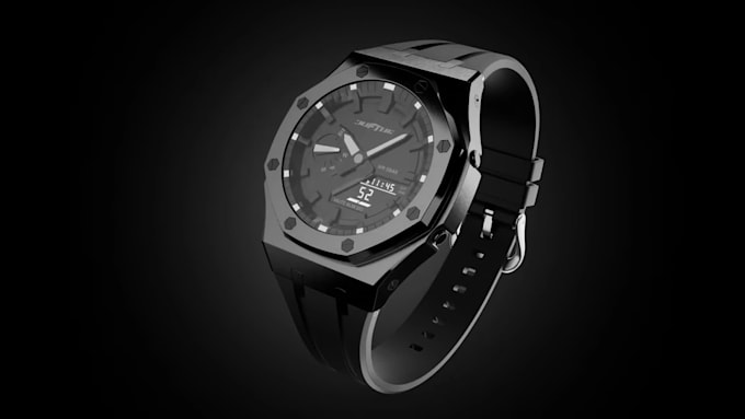 Create realistic 3d wristwatch animation, 3d wristwatch model, 3d ...