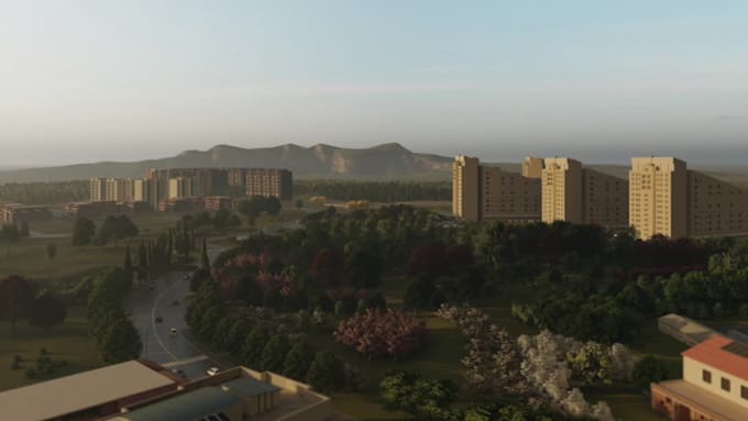 Design and render realistic images of landscape, urban area by ...