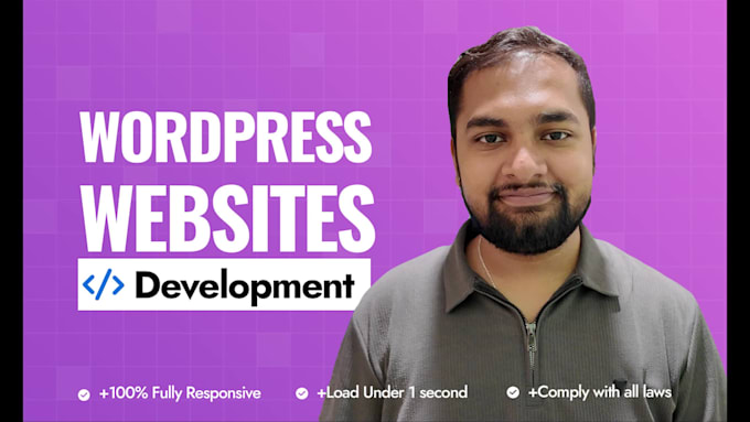 Design redesign wordpress website, website development as a full stack ...