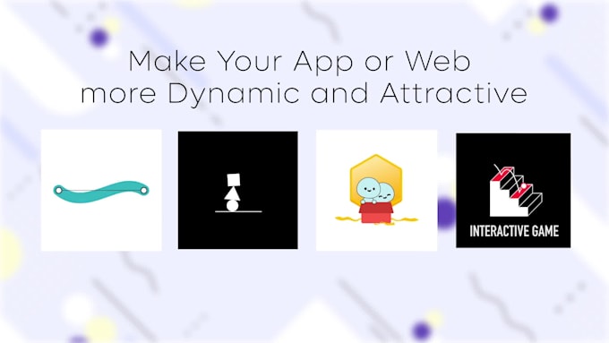 Create json lottie animation for your web or app by Bit_smalow | Fiverr