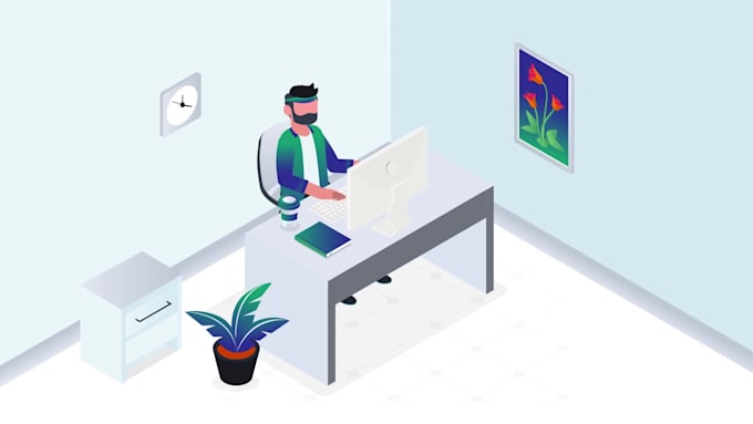 Create a custom isometric explainer video animation by Alexdndz | Fiverr