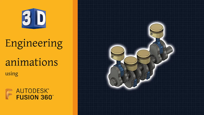 Create 3d engineering animations using fusion 360 by Ch4mpg | Fiverr