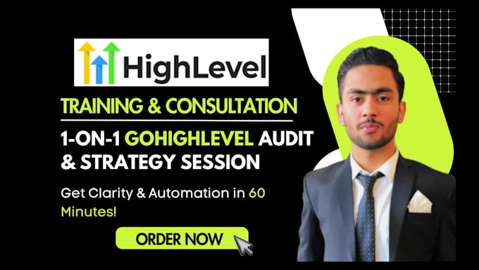 Provide you gohighlevel training and go high level consultation 1 hour ...