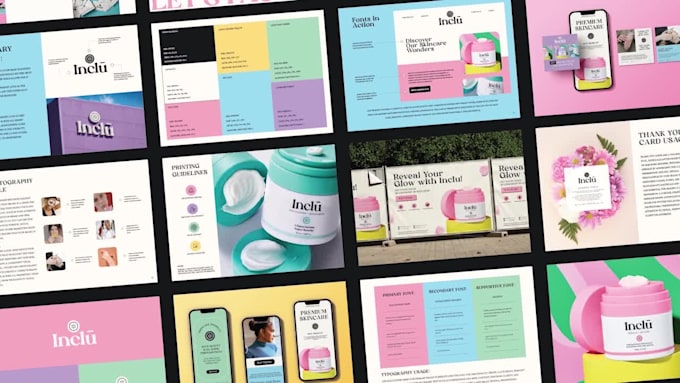 Design brand book, brand identity design and brand guidelines design by ...