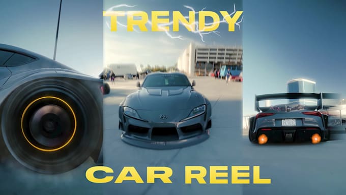 Edit trendy car videos and car reels for tiktok, instagram by Jowel ...