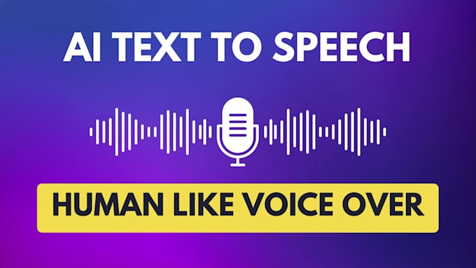 Create great human like ai voice over text to speech by Praveenferdo ...