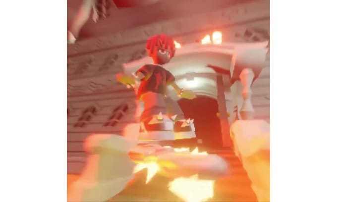 Create 3d retro visualizer loop animation in ps1 psx n64 y3k low poly style by Olakunertz | Fiverr