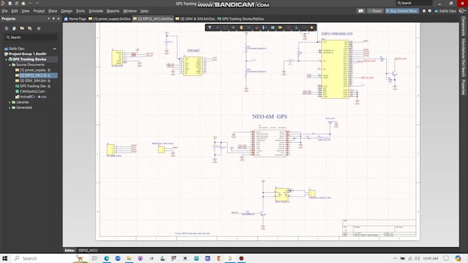Design pcb electronics circuit using altium and eagle