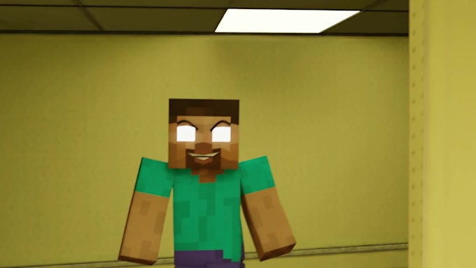 Make an animated minecraft thumbnail and animation by Syberxx | Fiverr
