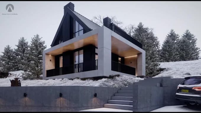 3d exterior design 3d exterior rendering 3d landscape design 3d animation render by ...