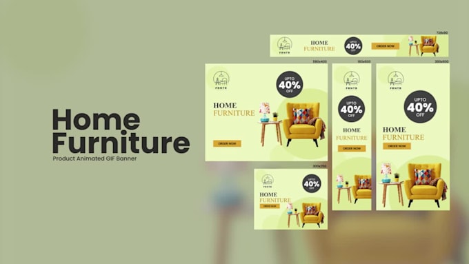 Create custom made google animated gif ads for you by Studio_glyphs ...