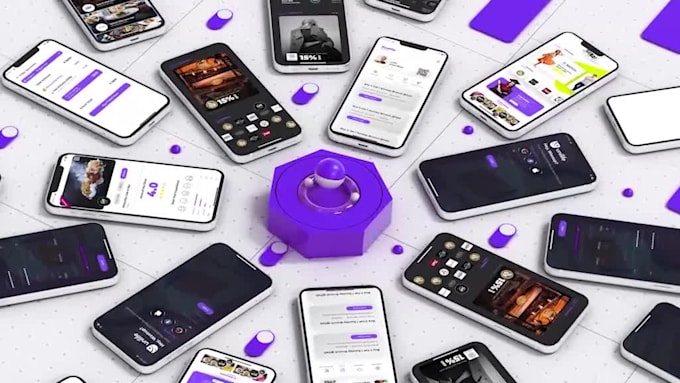 Hacer animación de ui, video promocional de app, explicación de app, demo de app, animación ui/ux