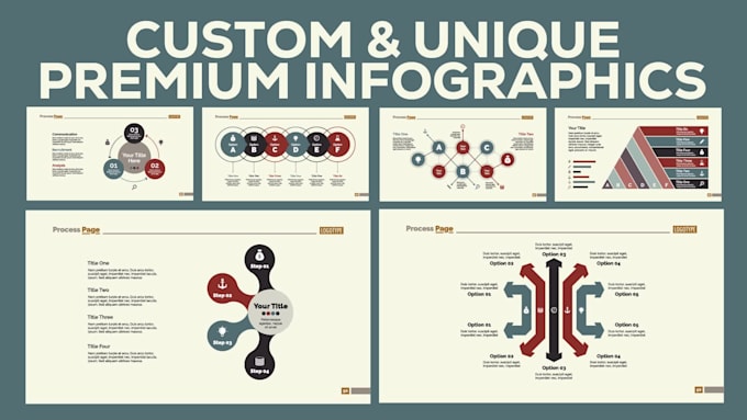 Design premium infographics, flowcharts and diagrams by Studio_ea | Fiverr
