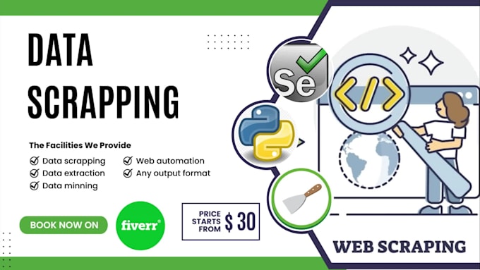 Do Web Scraping Data Scraping Data Mining And Data Collection By Chamathka Kary Fiverr