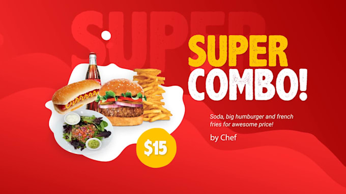 Food video animation food promo restaurant animation by Zahoorali | Fiverr