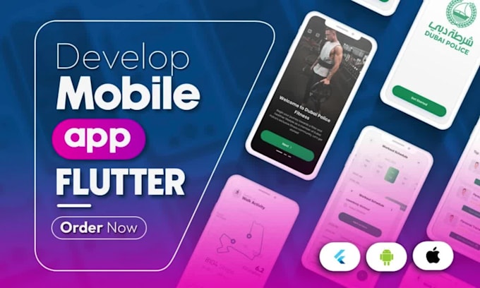 Do mobile app development, android and ios app development as flutter developer by ...